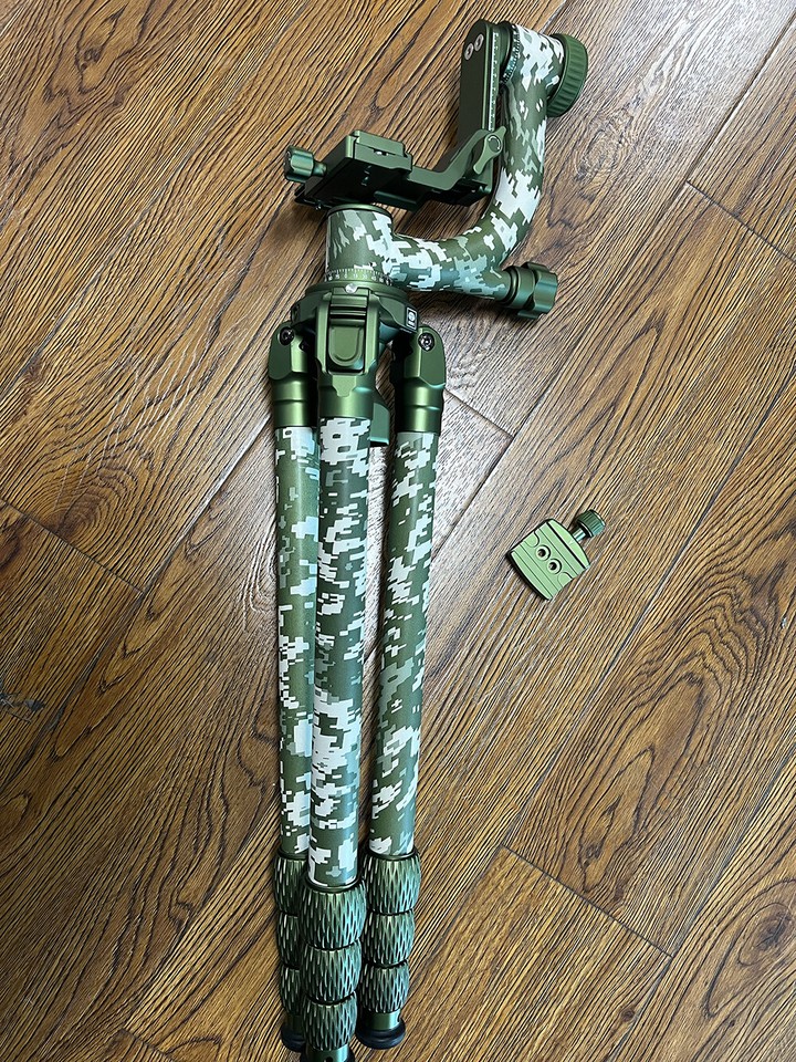 Sirui CT-3204 Camo Carbon fiber tripod CH-20 Gimbal Head For Nikon ...