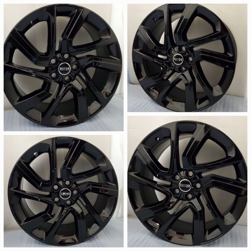 Original 21" Range Land Rover Gloss Black OEM Wheels Rims SVA SVR 380 ...