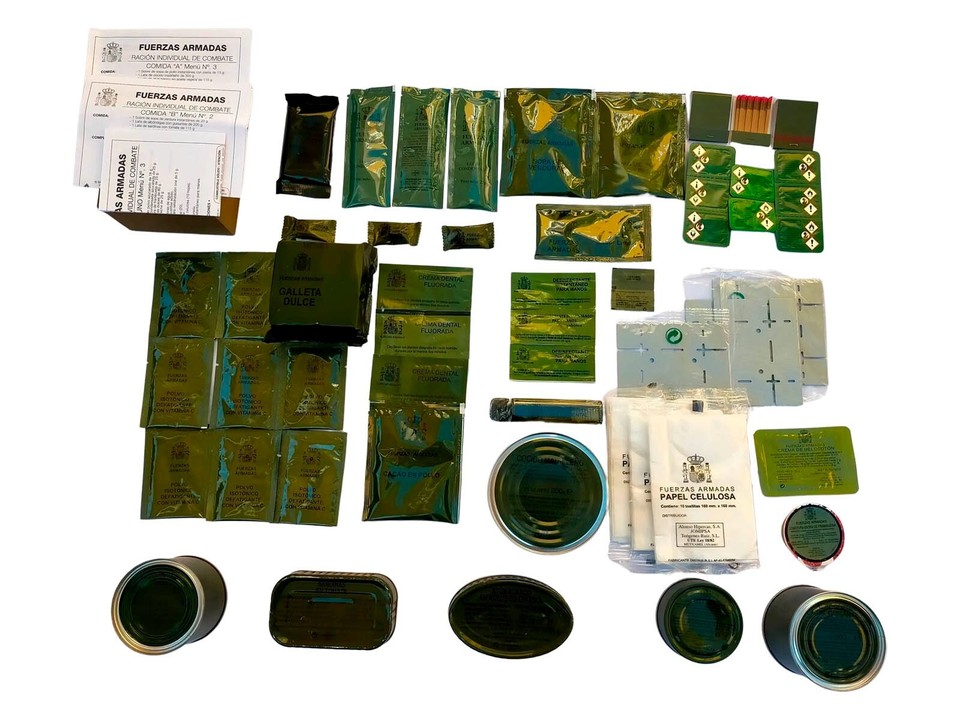 pack 24h x3 raciones combate supervivencia militares ESP MRE prepper ...