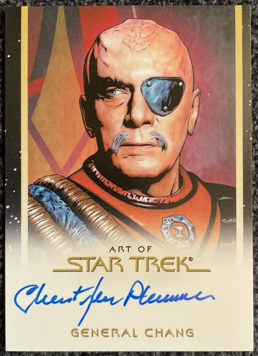 Star Trek Inflexions Christopher Plummer As General Chang Autograph ...