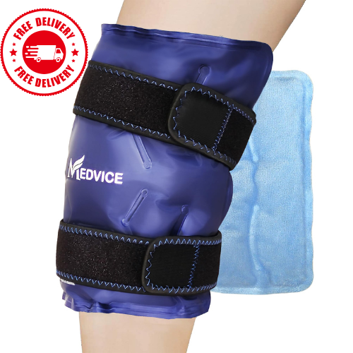 Ice Pack - Knee Compression, Blue.Pain,Swelling,Surgery Relief ...