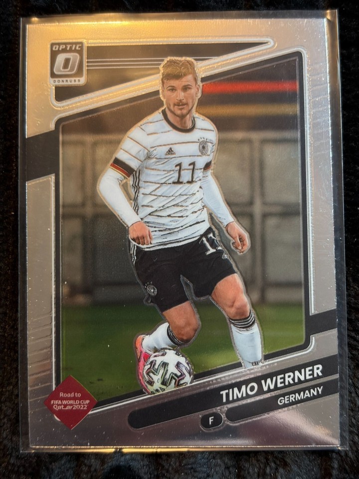 2021-22 Panini Donruss Soccer Optic Card Timo Werner No.70 Germany Road ...