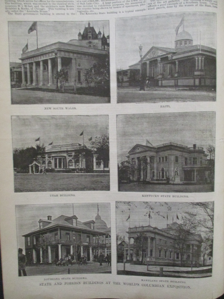 1893 COLUMBIAN EXPO. CHICAGO HAGENBECK'S CIRCUS LION CHARIOT ROME ...