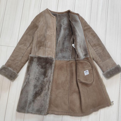 EMMETI Double Face Shearling Coat 38 Made in Italy Leather/Wool | eBay