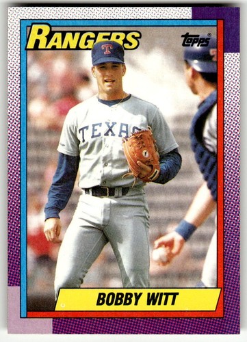 1990 Topps #166 Bobby Witt Texas Rangers Baseball | eBay