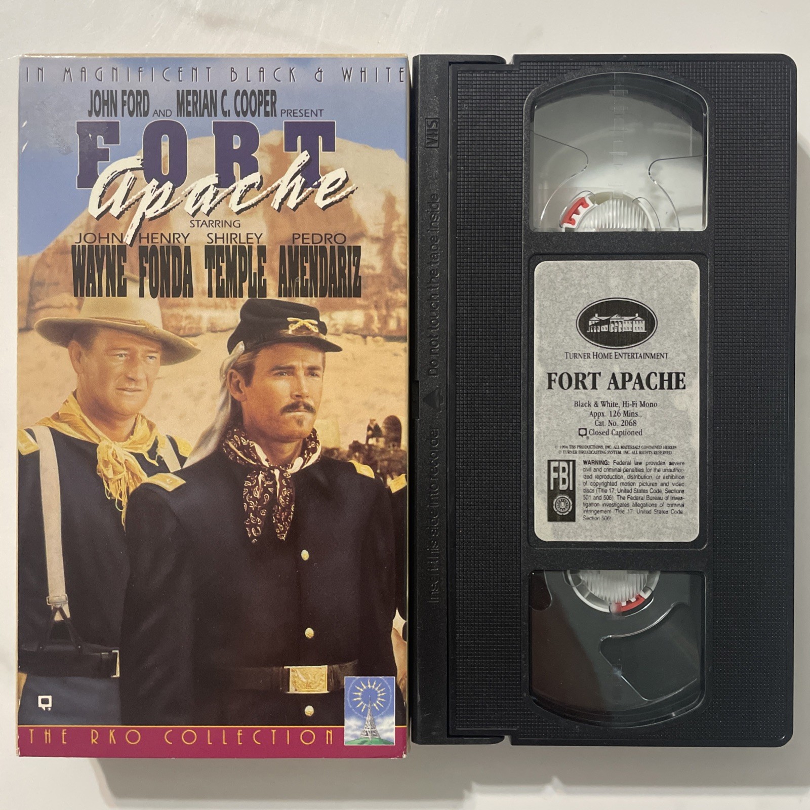 Fort Apache (VHS) John Wayne, Henry Fonda, Shirley Temple ~ BUY 2 GET 1 ...