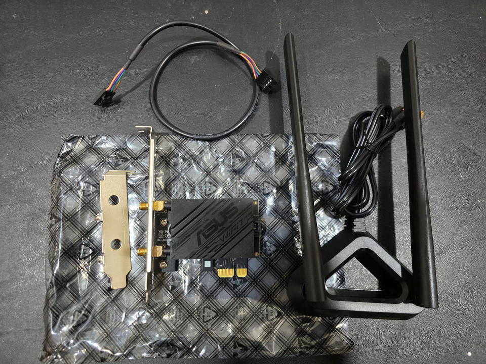 ASUS PCE-BE92BT WiFi 7 PCI-E Adapter With 2 External Antennas - Open ...