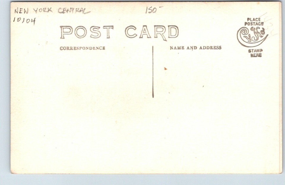 Real Photo Postcard Indiana Angola New York Central Depot Station ...