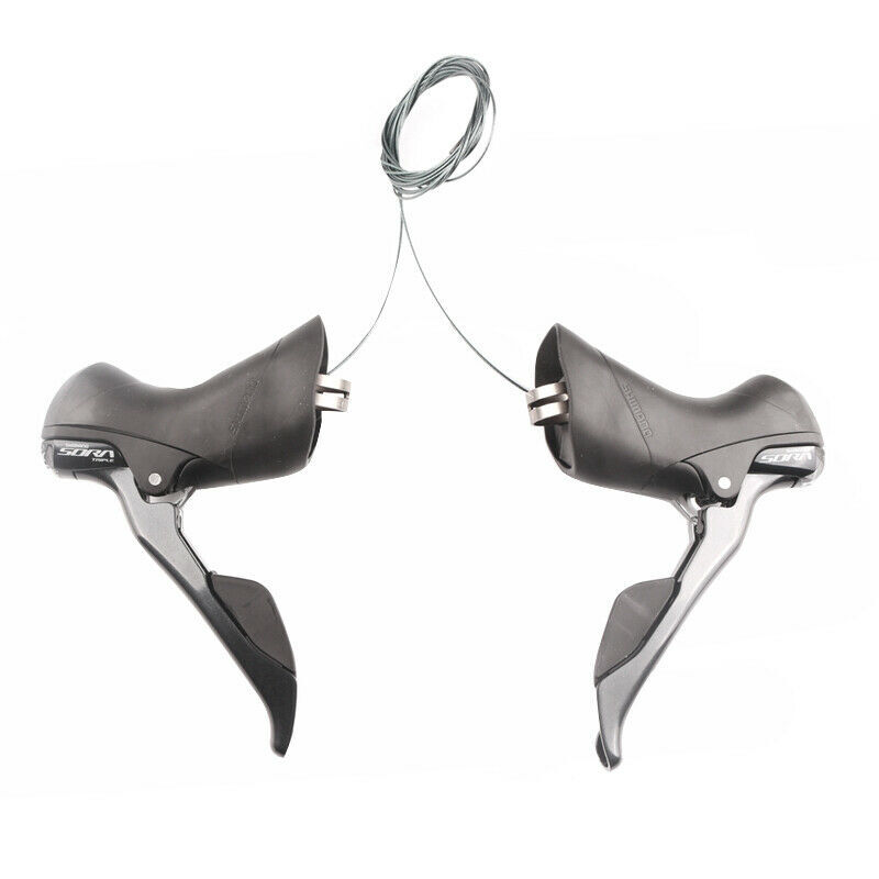 Shimano SORA R3000 3pcs Groupset Front Rear Derailleur Brake Lever Set ...