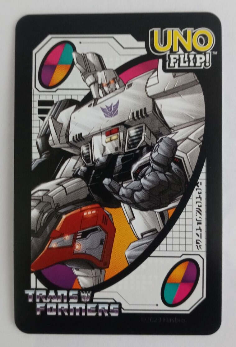Uno Flip! Transformers Card Red Perceptor #7 | eBay