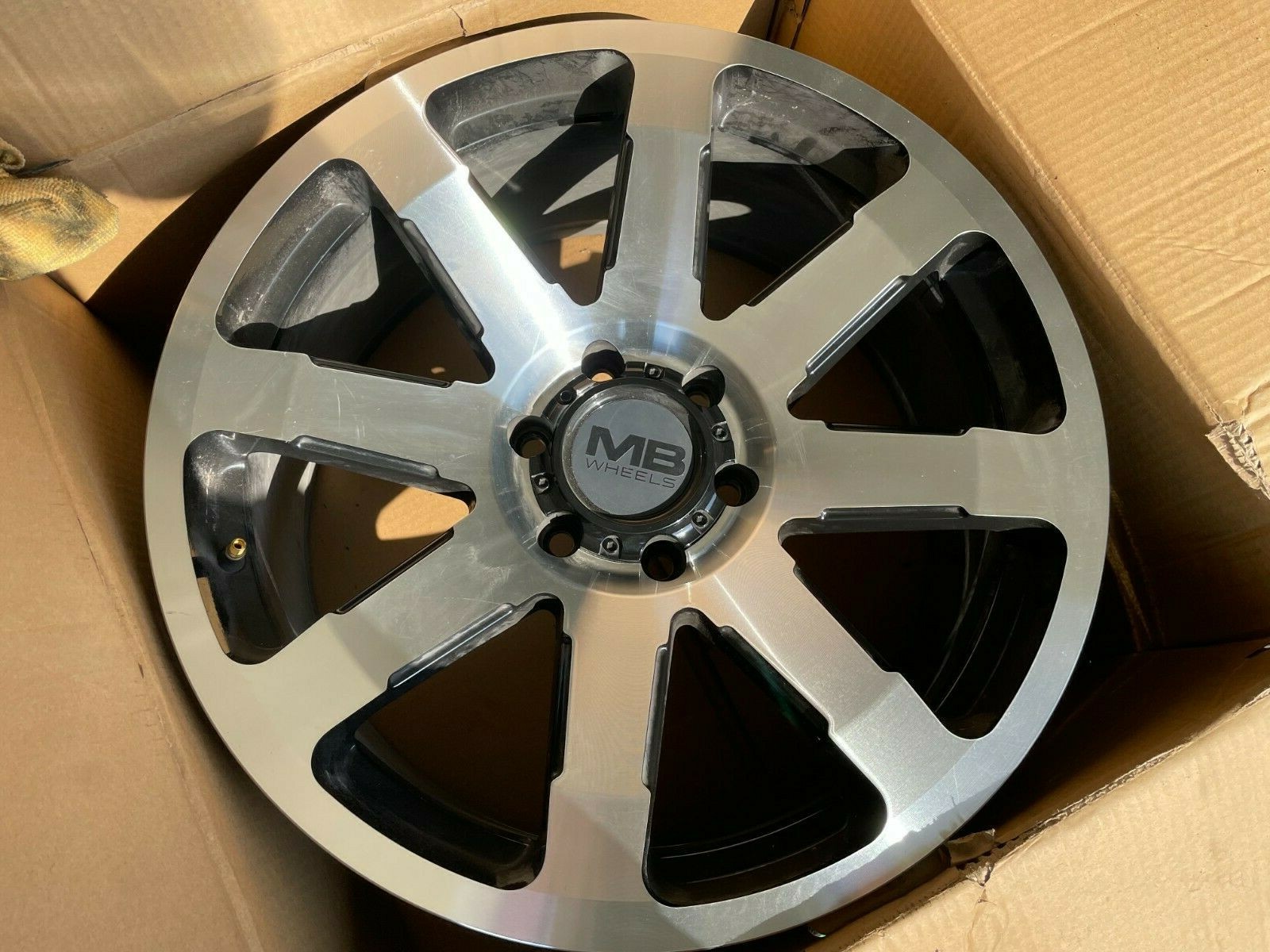 set (4) MB Legacy Wheels/rims 20"x9" +18 6X135 #60032. Machine Black ...