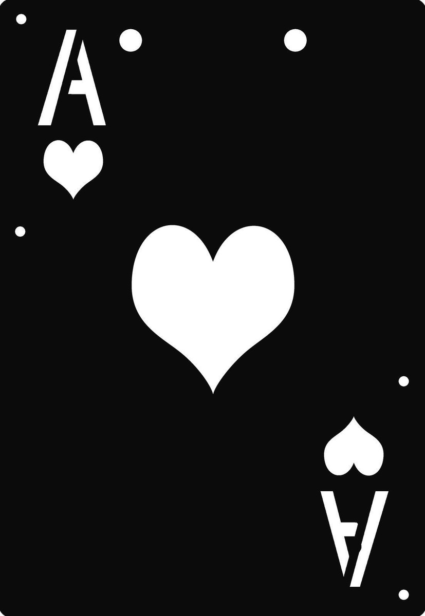 Black Ace Of Hearts