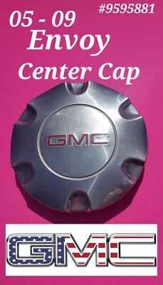 🚨2005 2006 2007 2008 2009 GMC ENVOY Polished Center Cap for 17" Rim ...