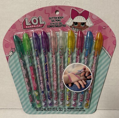 LOL Surprise Glitter Body Gel Pens | eBay
