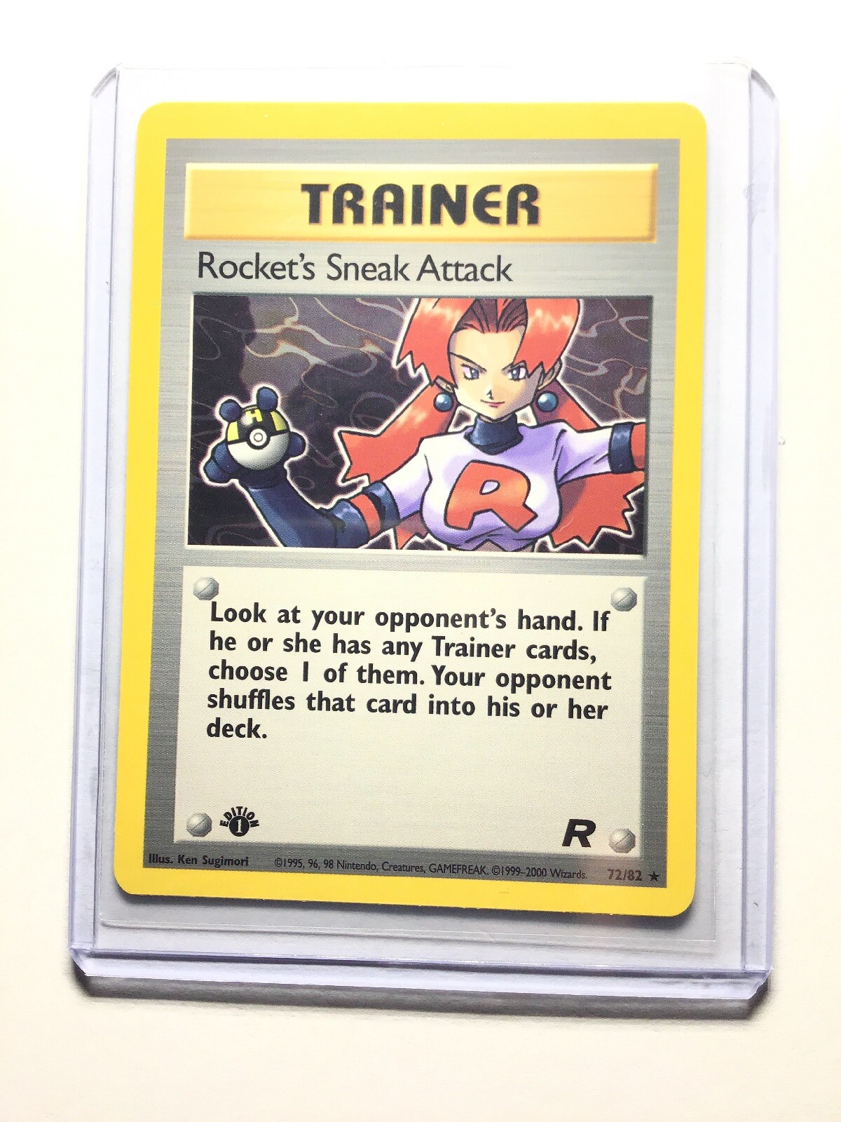ROCKET’S SNEAK ATTACK - 72/82 - 1st Edition Team Rocket - Rare ...