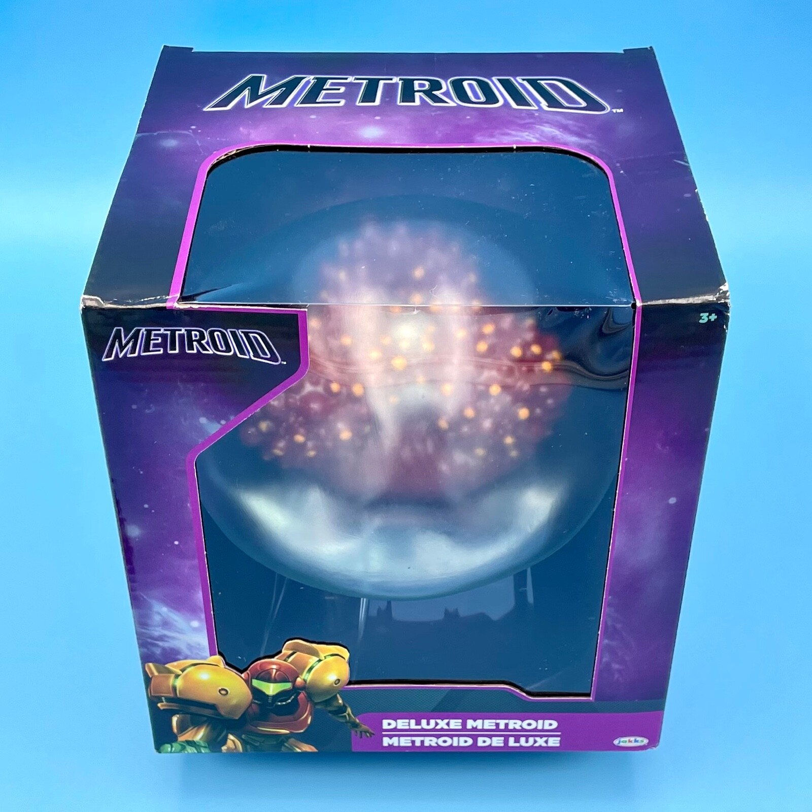 World of Nintendo Metroid Deluxe Poseable Action Figure Squishy Statue ...