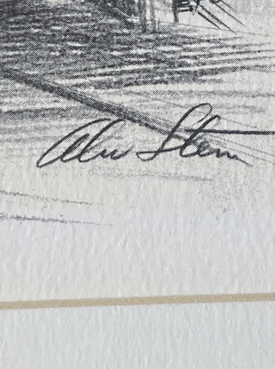 c.1940’s Artist Alexander Alec Stern Etching Signed San Francisco ...