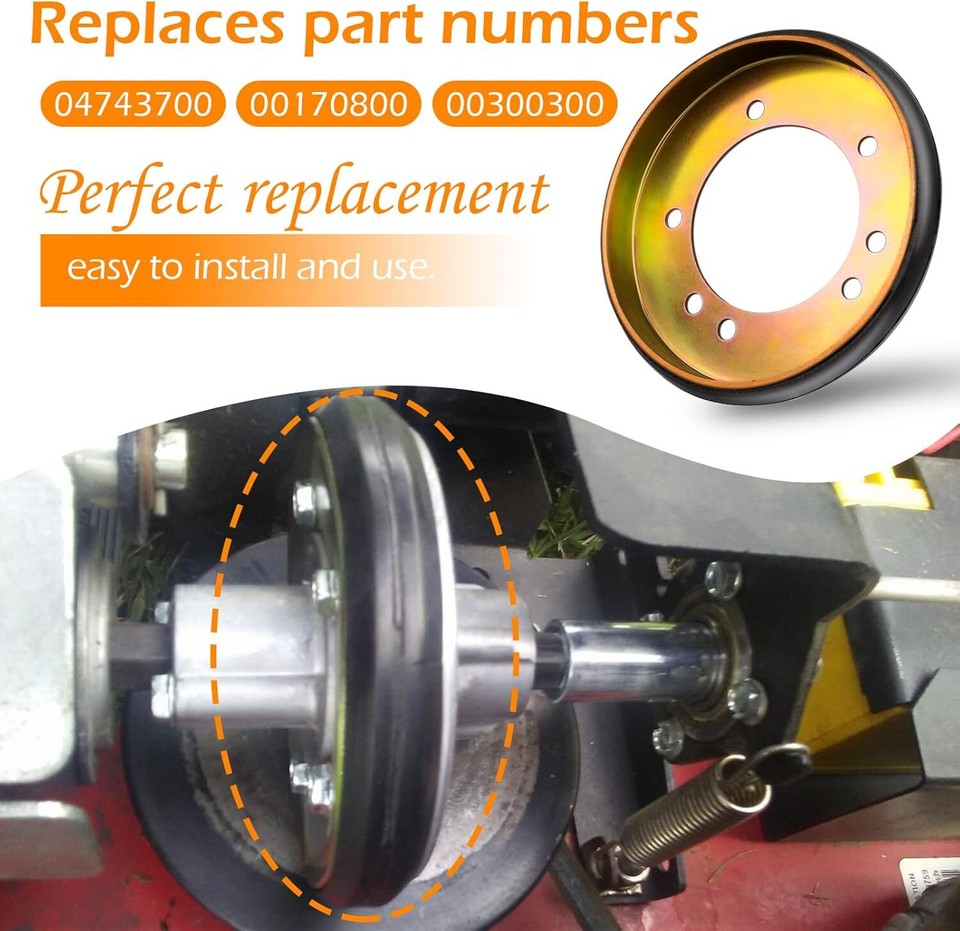 7600135YP DRIVE DISC Rubber Smooth Start Clutch for Snapper 53103 ...