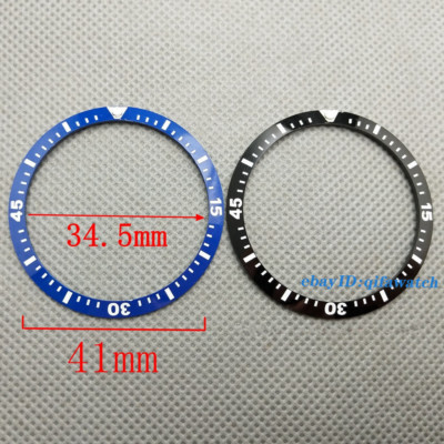 41mm Insert Blue/Black Ceramic Bezel Watch Parts Fit Men's Watch | eBay UK