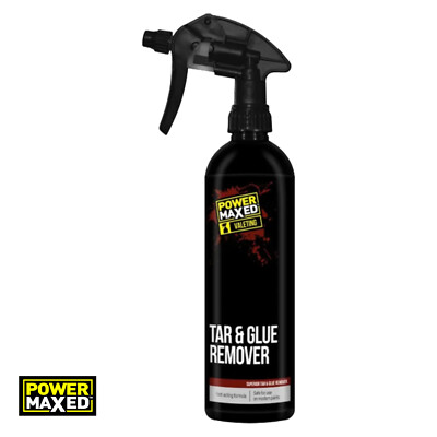 POWER MAXED Tar Off - Fast Acting Tar and Glue Remover for Cars, Vans ...