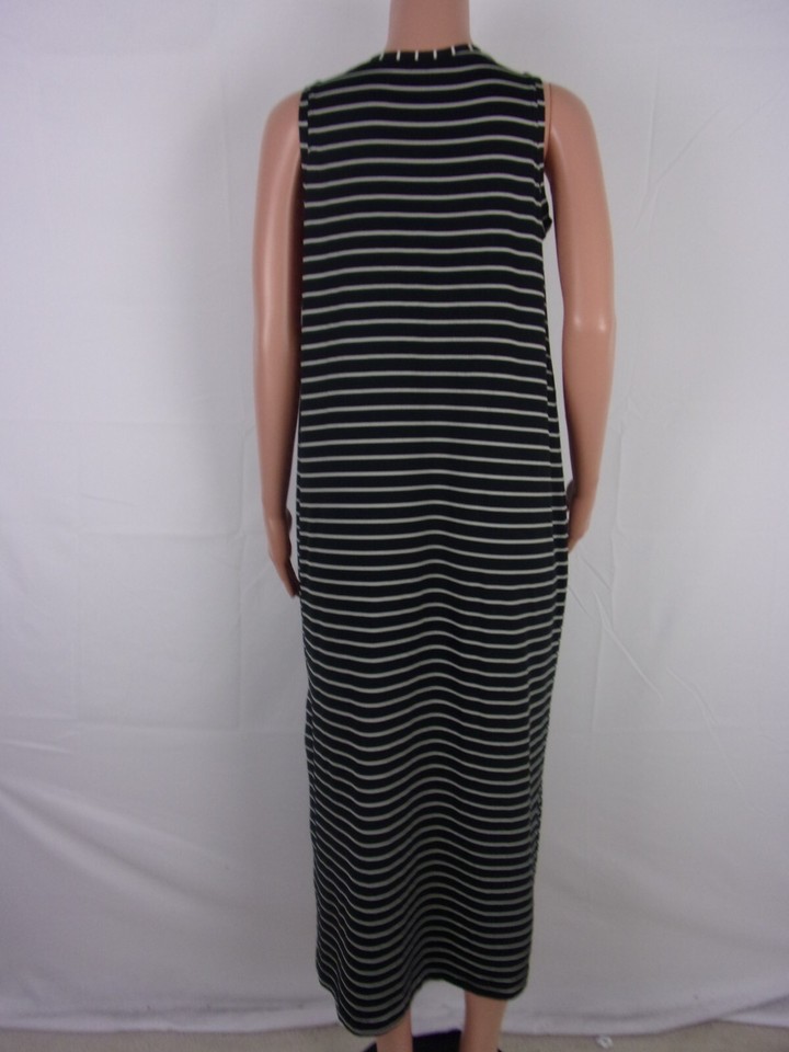 Mimi Maternity Pullover Sleeveless Dress SIZE: 22 BLACK/WHITE STRIPE | eBay