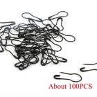 100PCS Calabash Bulb Gourd Pear Shape Small Coilless Tag Craft Safety ...