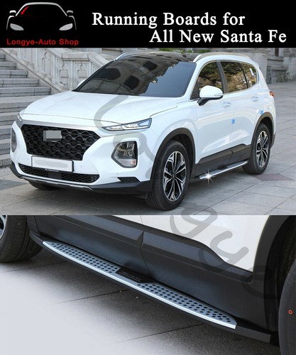 Fits for Hyundai All New Santa Fe 2019-2023 Running Boards Side Step ...