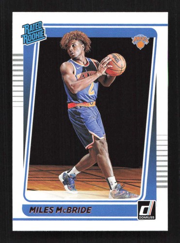 Miles McBride RR,Rookie 2021 Donruss New York Knicks #224 | eBay