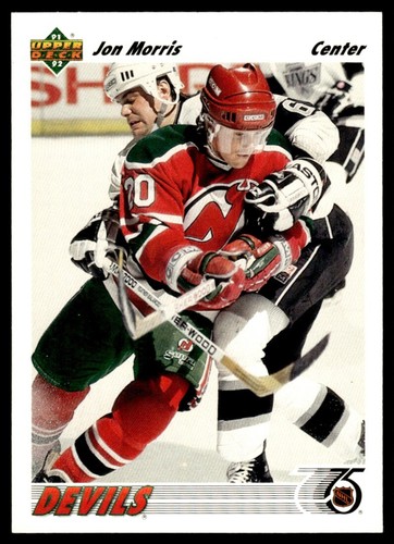 1991-92 Upper Deck #216 Jon Morris New Jersey Devils | eBay