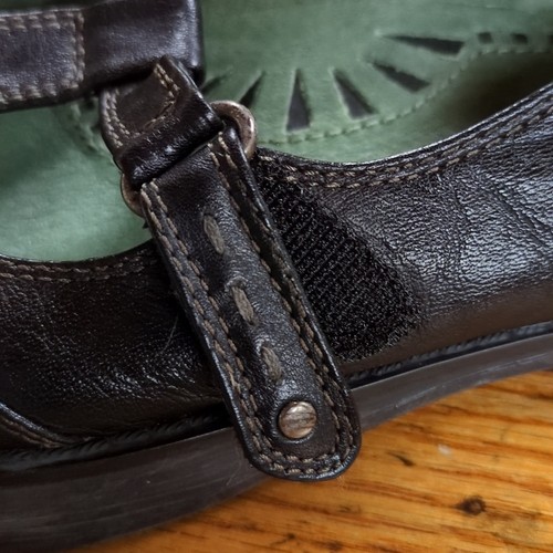 Earth Kalso Tone Black Leather Mary Jane Size 7 | eBay