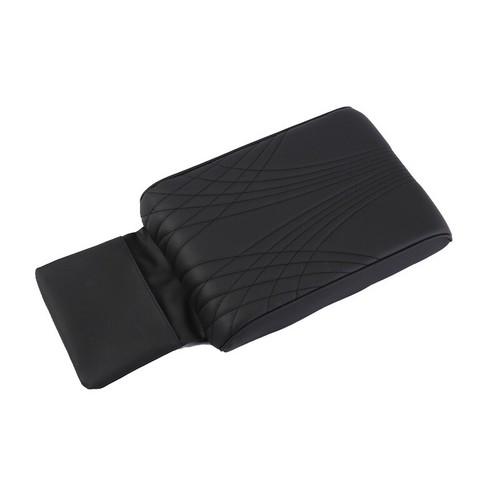 Black PU Leather Car Armrest Pad Interior Center Console Armrest Box ...
