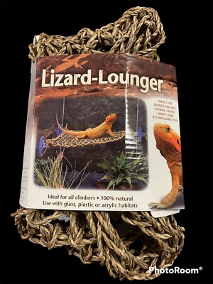 PENN PLAX LIZARD LOUNGER CORNER TRIANGLE FOR REPTILES 15" X 8" SUCTION ...