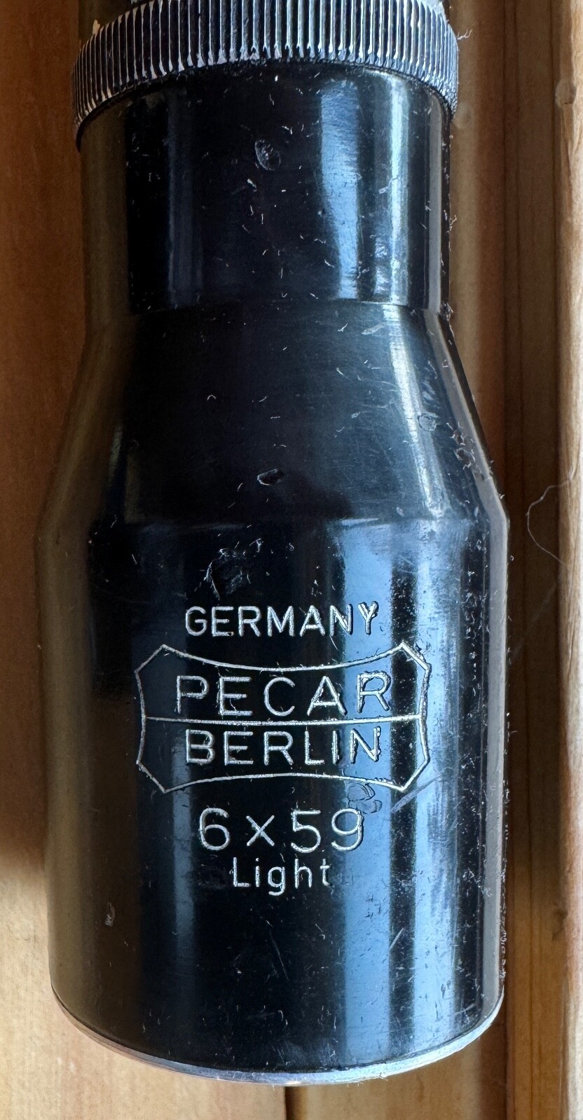 Vintage PECAR BERLIN 6X59 LIGHT Rifle Scope Medium Crosshair 1" Tube ...