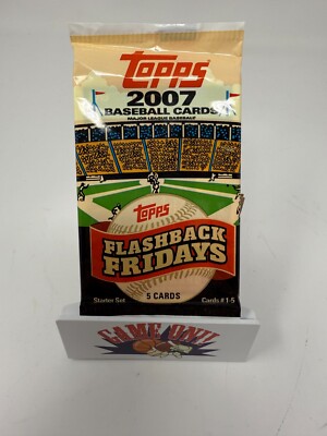 2007 Topps Baseball Flashback Fridays Factory Sealed Pack | eBay