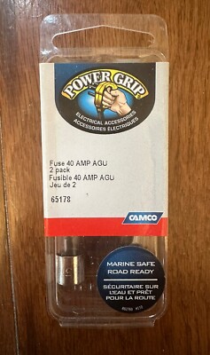 2 Pack Camco Power Grip 40A Glass Tube Fuses 65178 | eBay