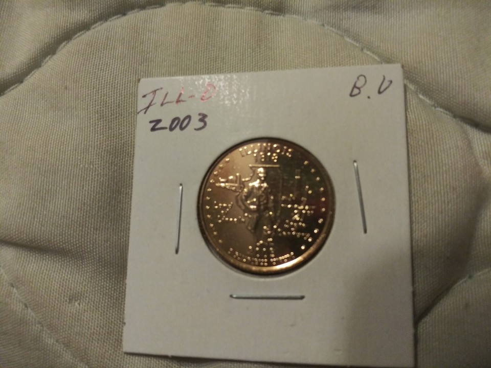ILLINOIS STATE QUARTER GOLD LAYERED-2003P-- BU FREE SHIP | eBay