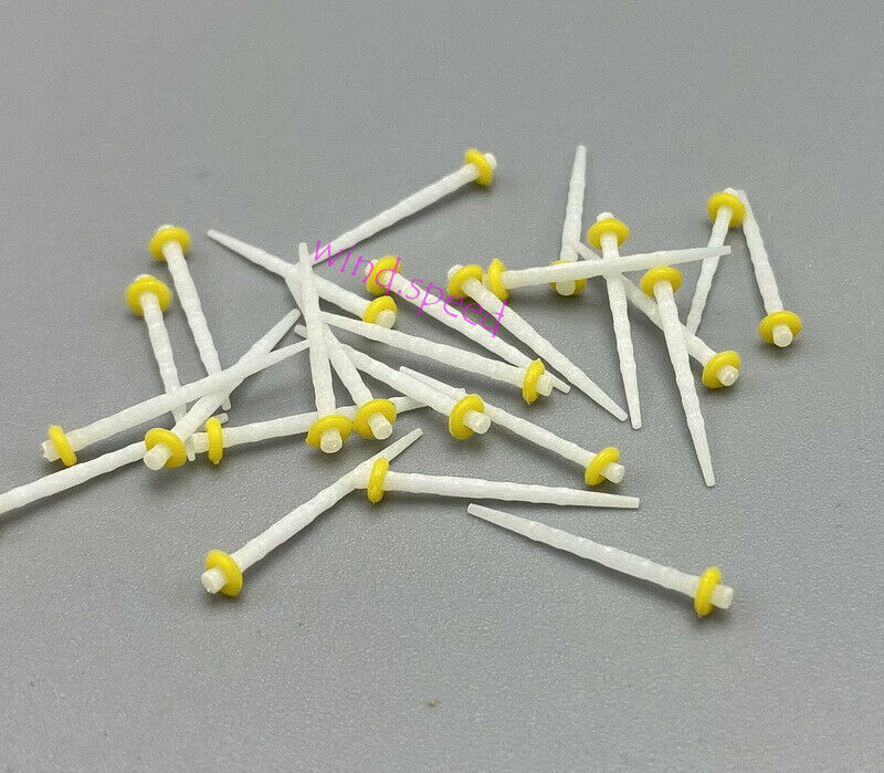 100pcs Dental Fiber Post Teeth Restorative Quartz Screw Posts 1.2/1.4/1 ...