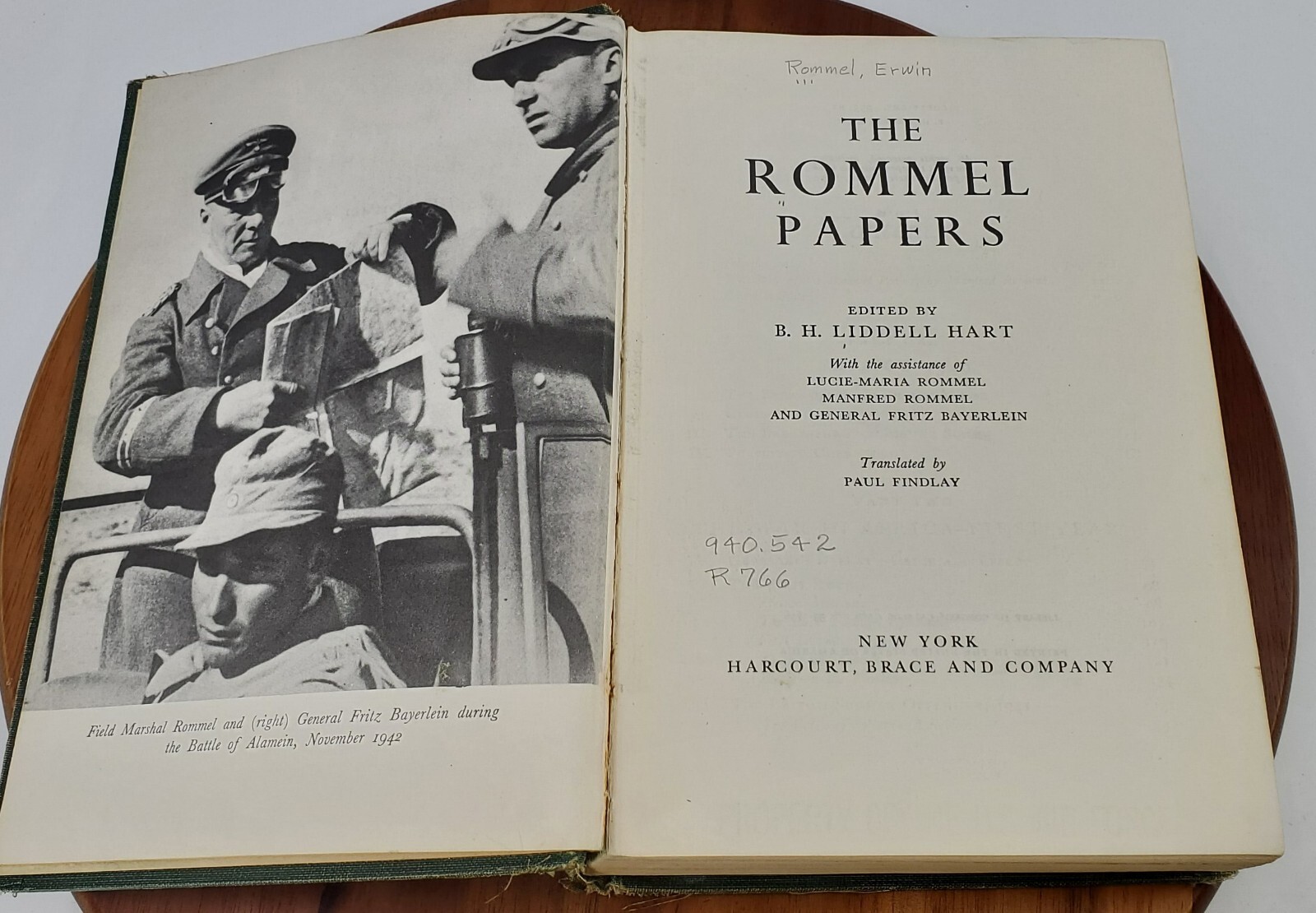 The+Rommel+Papers+by+Basil+H.+Liddell-Hart+%281953%2C+Hardcover%29 for ...