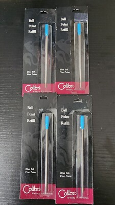 Vtg Lot Of 4 Colibri Ball Pen Refill, Fine Point Blue Ink, NOS | eBay