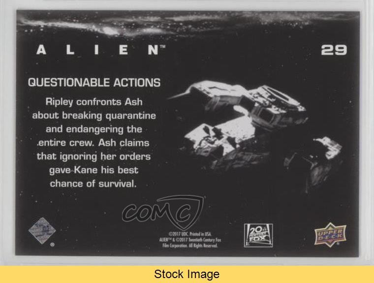 2017 Alien Movie Red Foil Retro Ellen Ripley Questionable Actions #29 ...