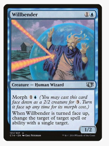 Willbender MTG C14 LP-NM | EDH Staple Redirect Counterspell Morph ...
