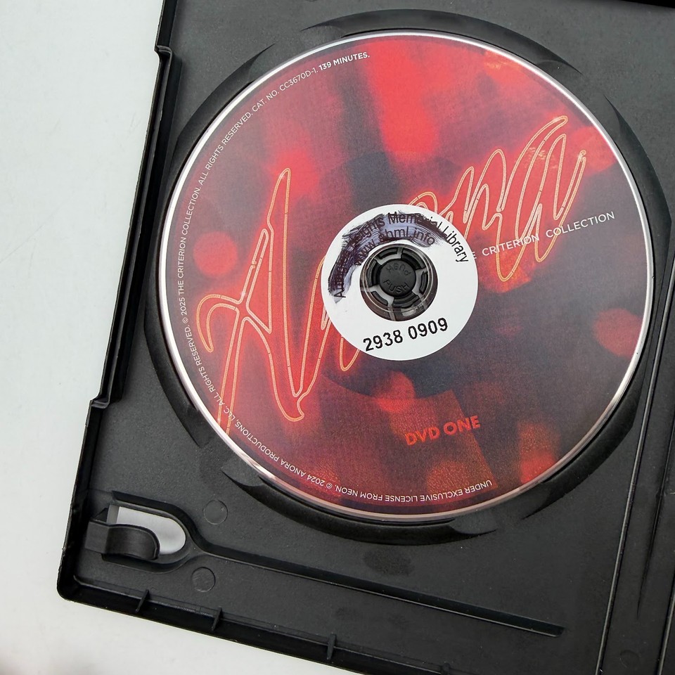 Anora (The Criterion Collection) 2 Disc DVD Written & Directed by Sean ...