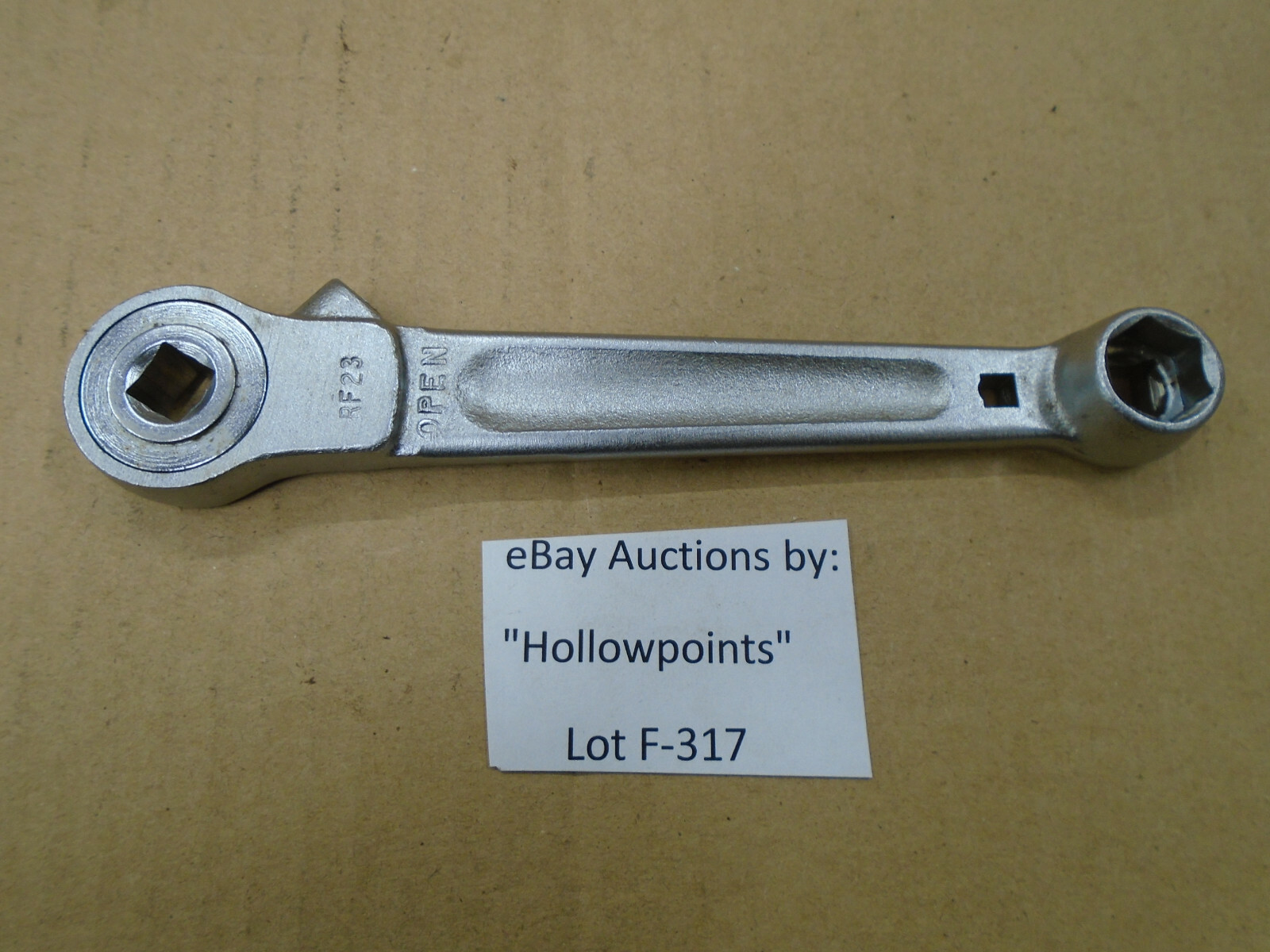 Bonney Vintage RF23 HVAC Refrigeration Ratchet Combo Wrench 5/16" x 1/2 ...