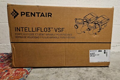 Pentair IntelliFlo VSF 011077 3HP Variable Speed Pool Pump 788379861506 ...