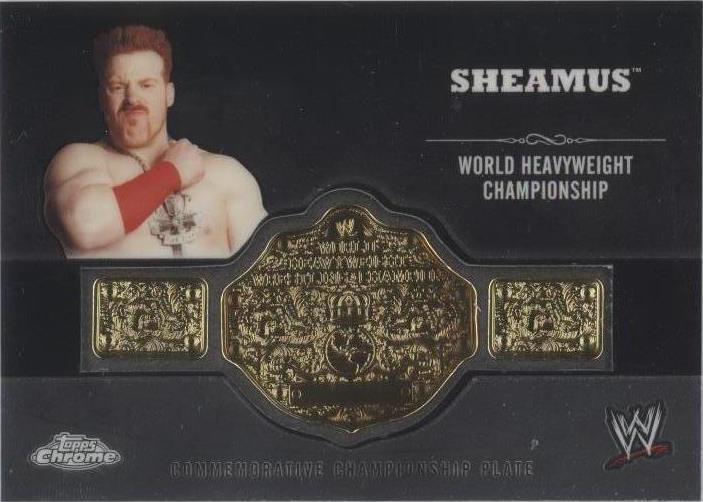 2014 Topps Chrome WWE - Commemorative Plate Sheamus for sale online | eBay