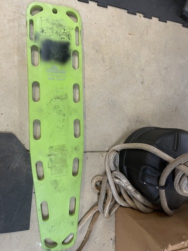 Used Iron Duck Spine (green) Board Rescue Backboard Stretcher EMT.72x16 ...