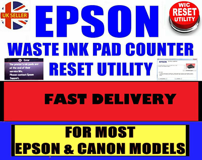 WIC PRINTER INK PAD FULL FIX SOFTWARE EPSON XP BX DX ET EP PX FAST ...