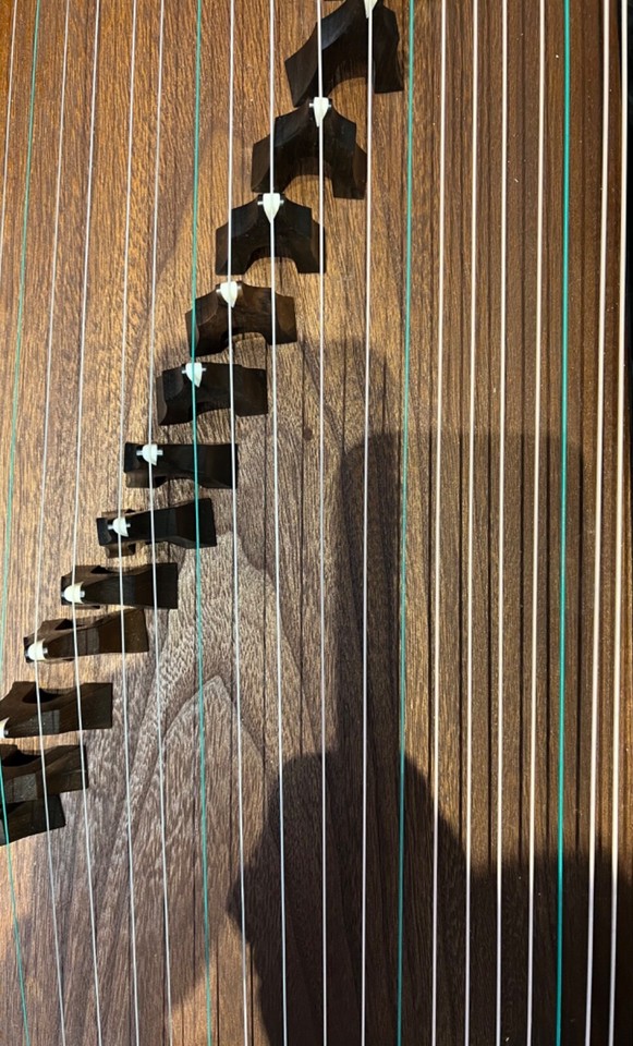 65" 21-String Guzheng by Tiger Sound (Chinese Zither Harp Instrument ...