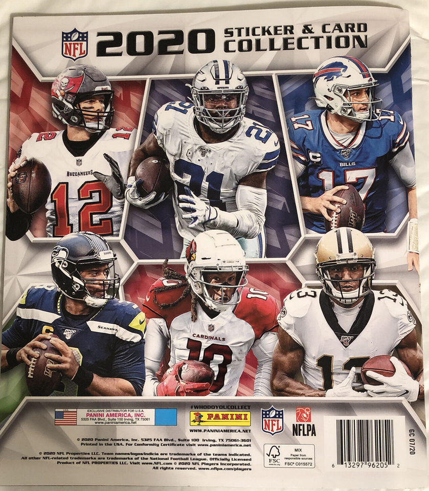 2020 Panini NFL Sticker Collection Football Album New | eBay