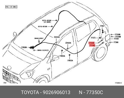 Genuine OE rivet, 9026906013 for TOYOTA 90269-06013 | eBay.de